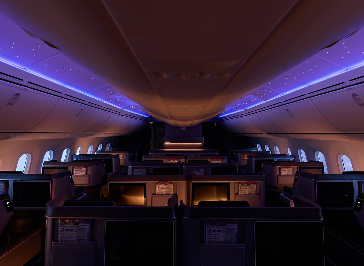 EVA Air's Brand-New Boeing 787-9 Aircraft: Three-Class Configuration